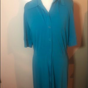Dresses | Plus Size Turquoise Collar Dress | Poshmark